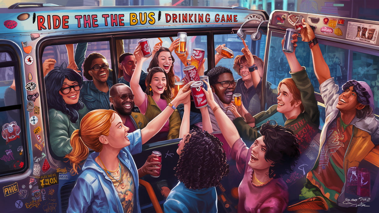 Ride the Bus Drinking Game: Easy, Wild Party Fun for Adults - Play ...
