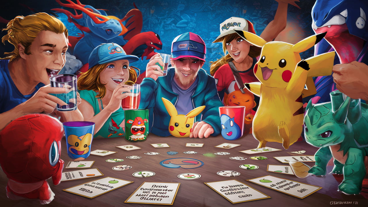 Pokemon Drinking Games: Catch 'Em All - Play Party Game