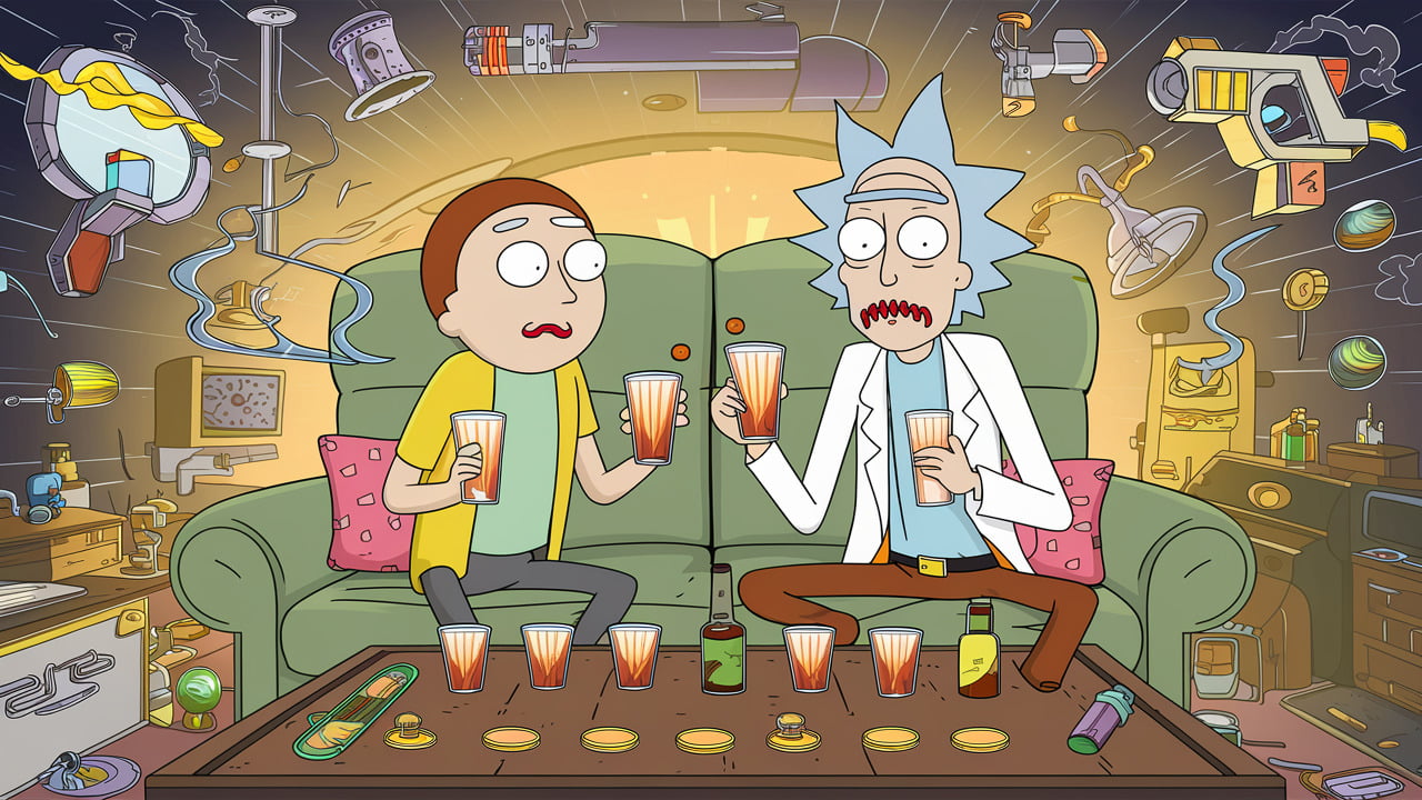 Rick and Morty Drinking Game: Easy, Medium, Insane Rules - Play Party Game