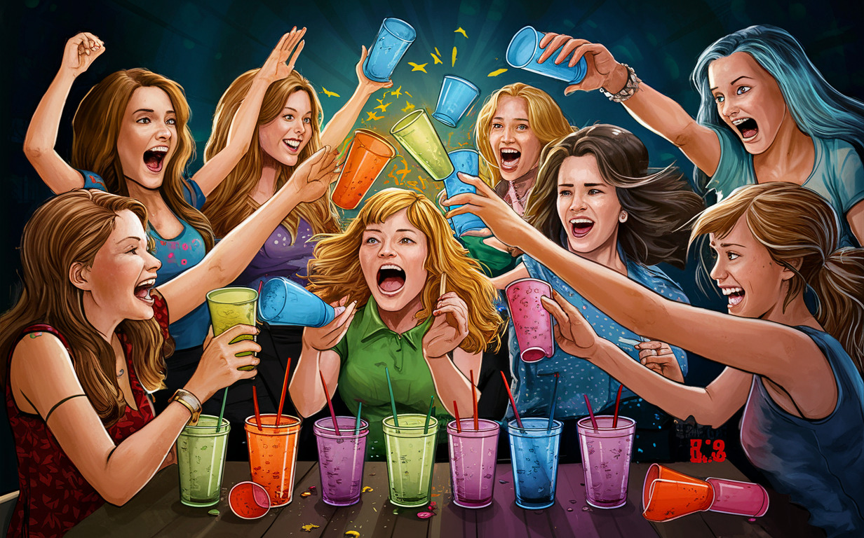 16 Fun Drinking Games for Your Girls' Night - Play Party Game