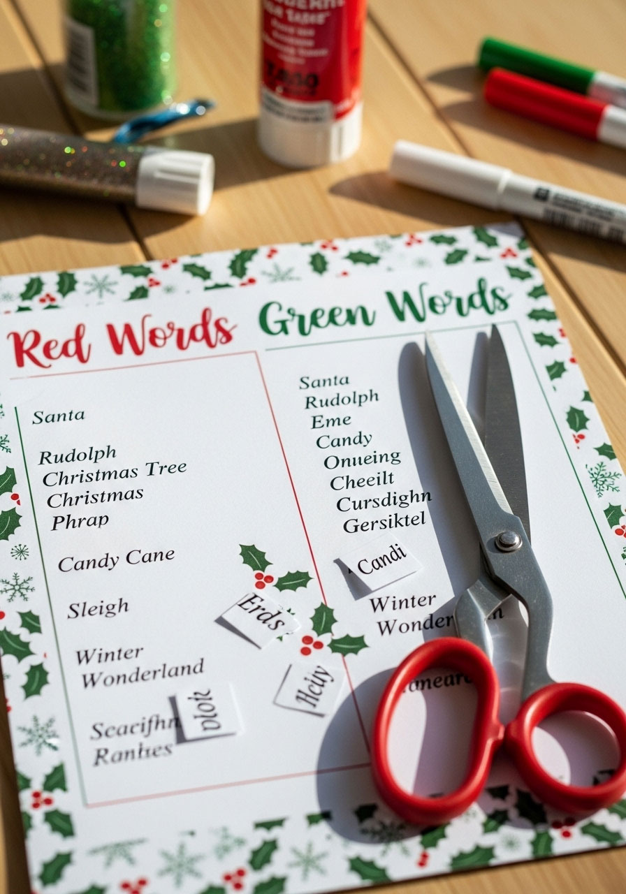 Christmas Fish Bowl Game: Rules & Free Word List