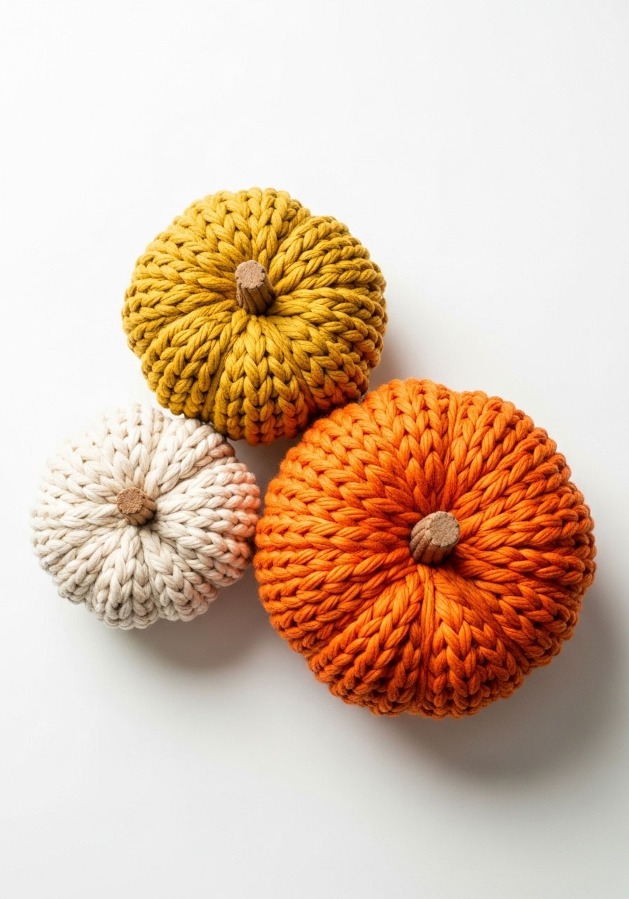 How to Make No-Knit Yarn Pumpkins (Easy 15-Min Tutorial!)