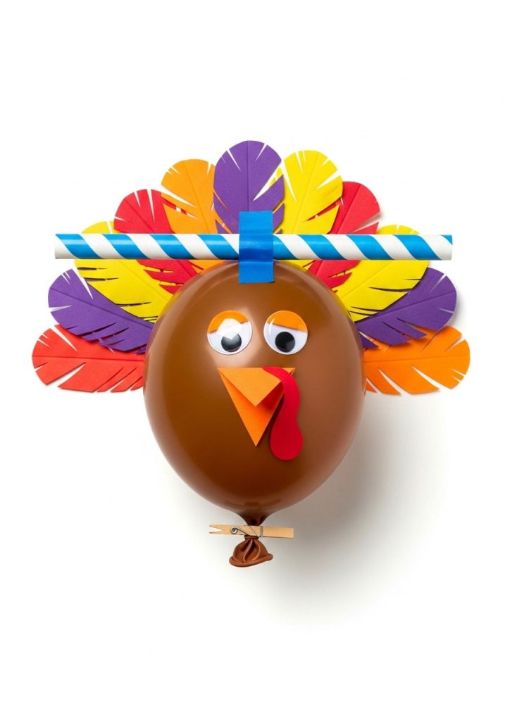Turkey Balloon Races: Fun Thanksgiving Activity for Kids