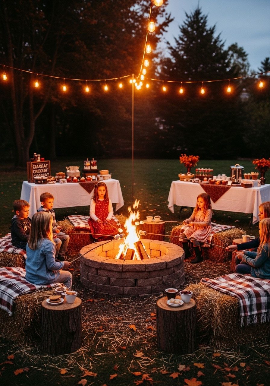 12 Fall Backyard Birthday Party Ideas for Kids