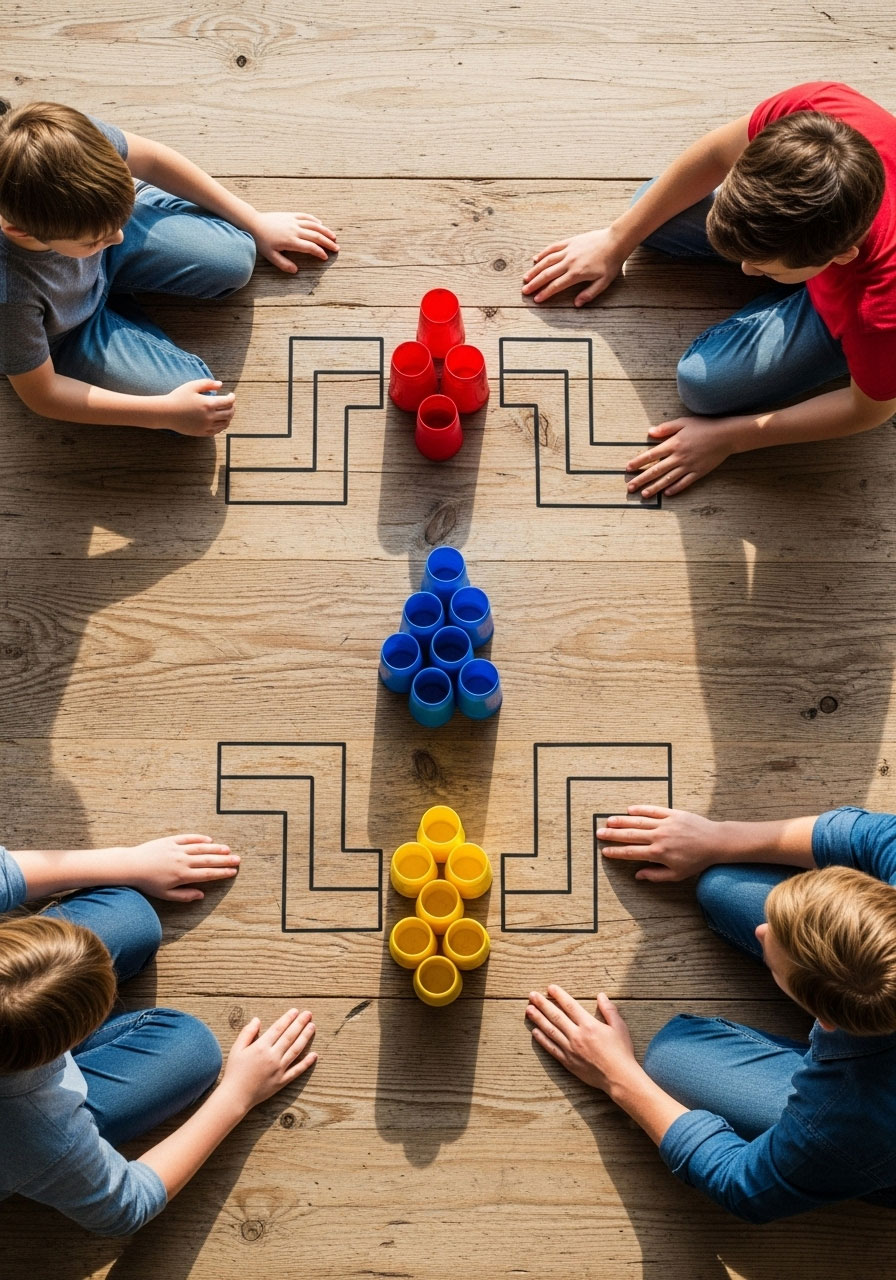 Head, Shoulders, Knees, Cup: Best Birthday Party Game