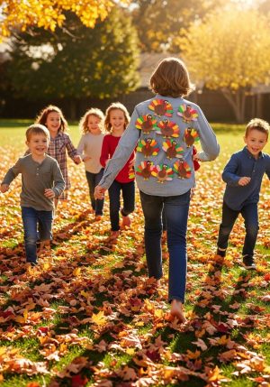 How to Play Chase the Turkey Game | Thanksgiving Kids Game