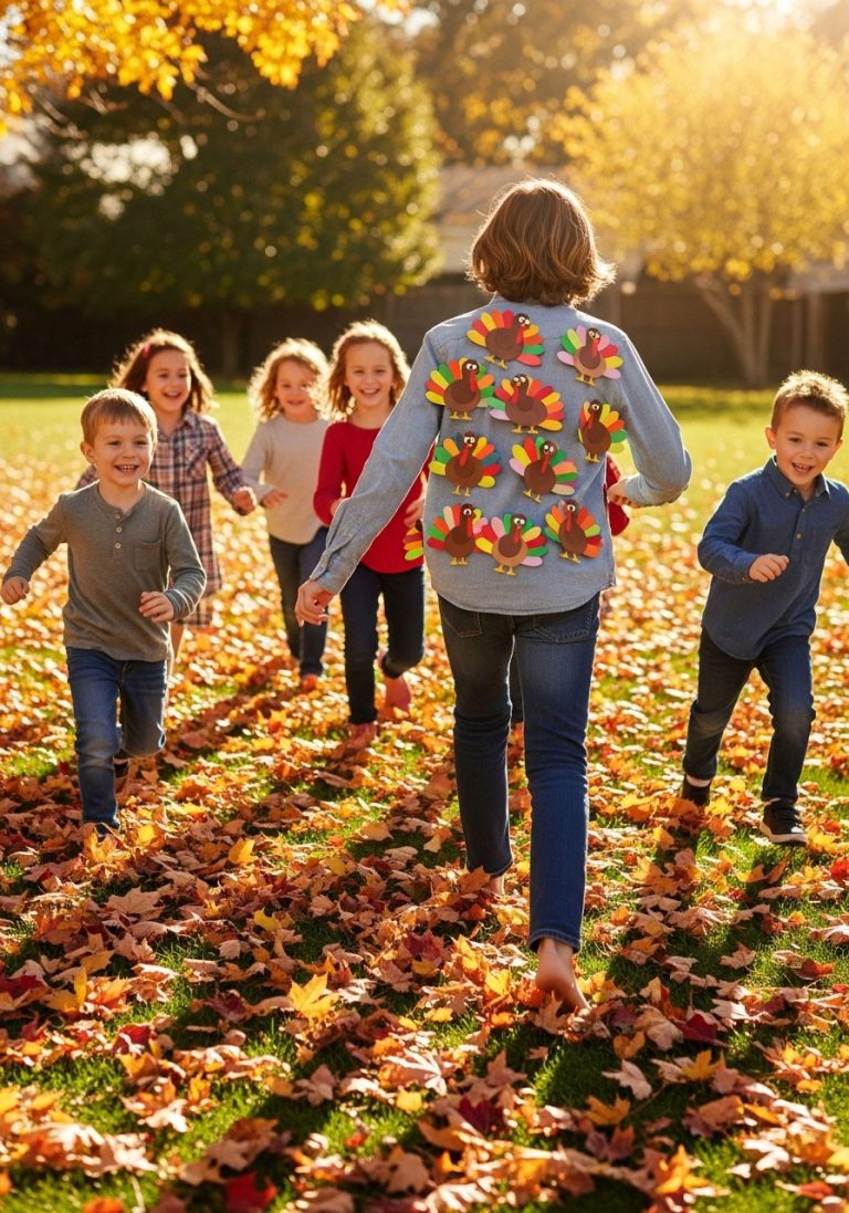 How to Play Chase the Turkey Game | Thanksgiving Kids Game