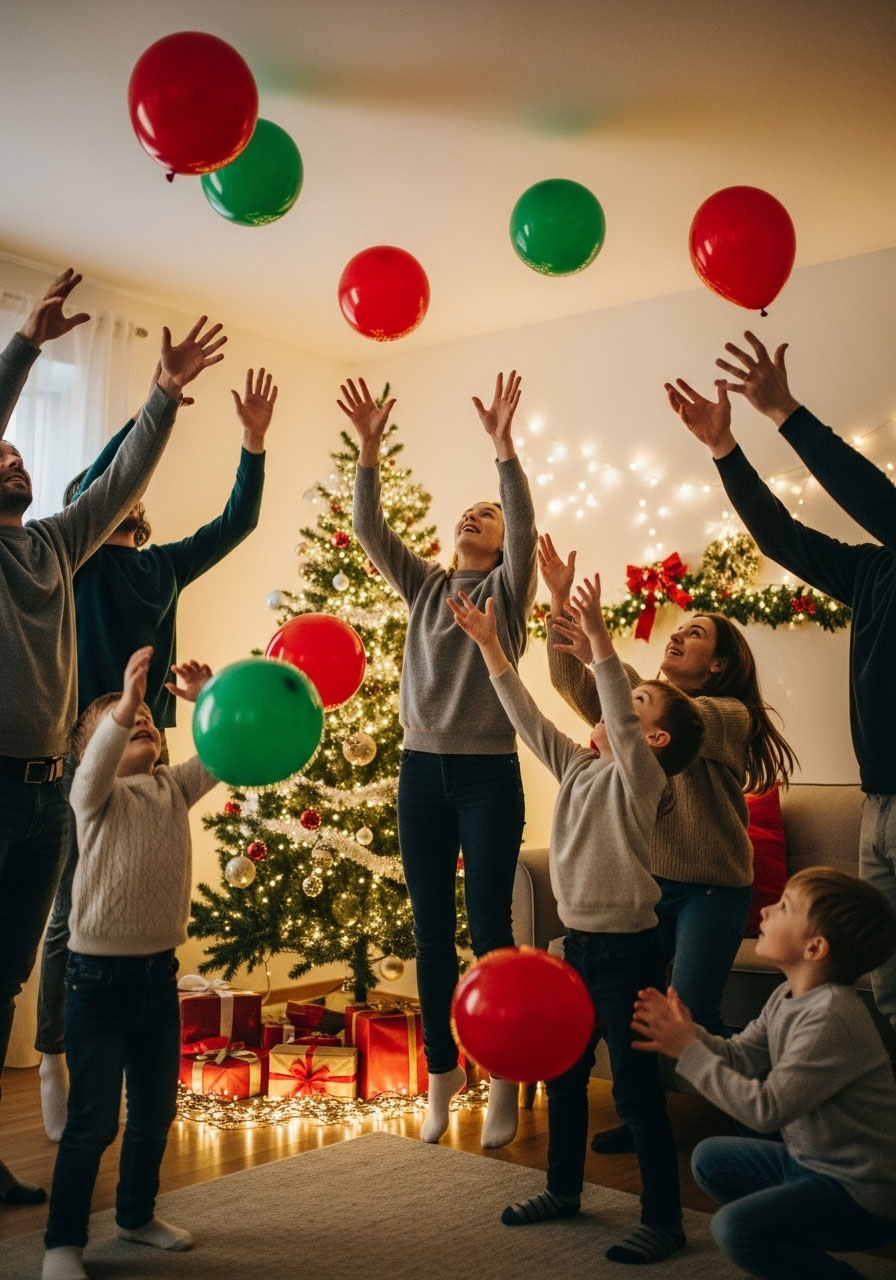 28 Family Christmas Minute to Win It Games for Holiday Parties