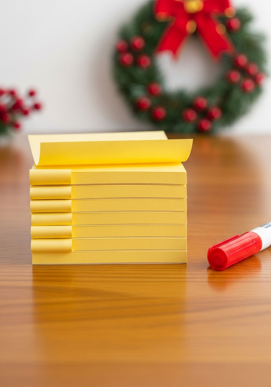 How To Play The Sticky Note Story Game - Christmas Edition