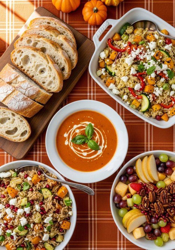 How to Host a Fall Ladies Lunch with Flower Arranging