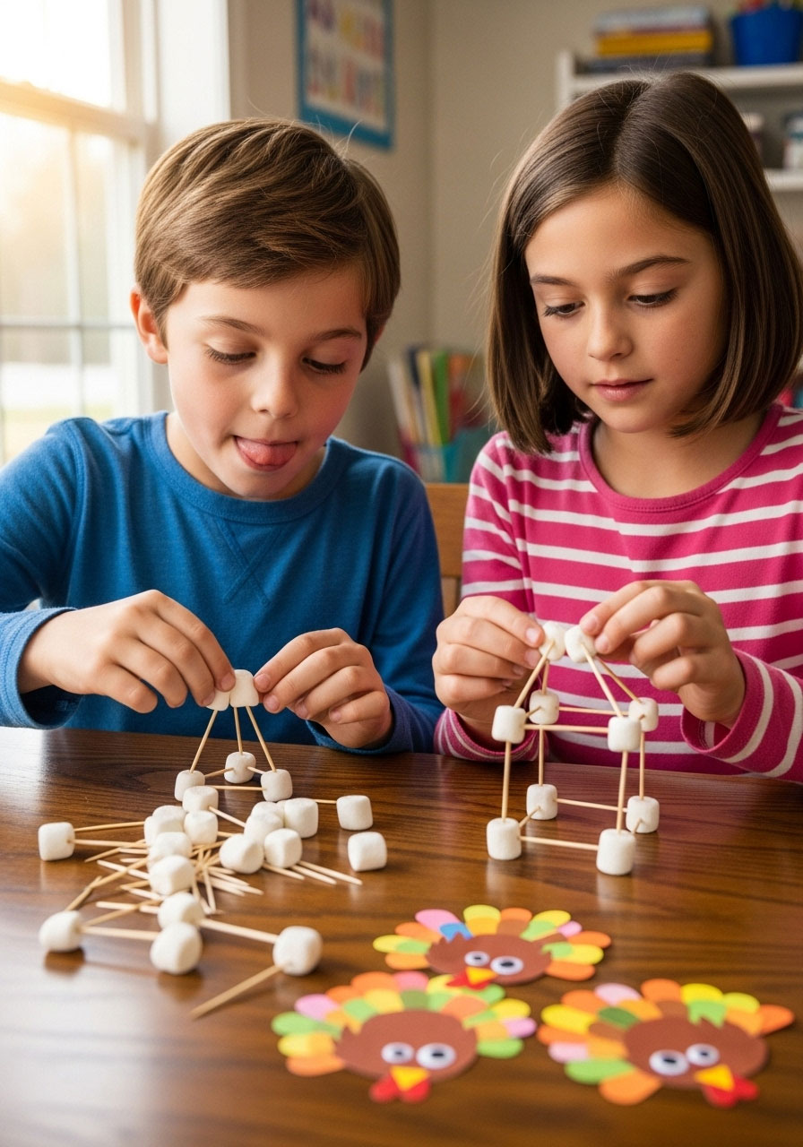 Thanksgiving Turkey Cage STEM Challenge for Kids | Fun Activity