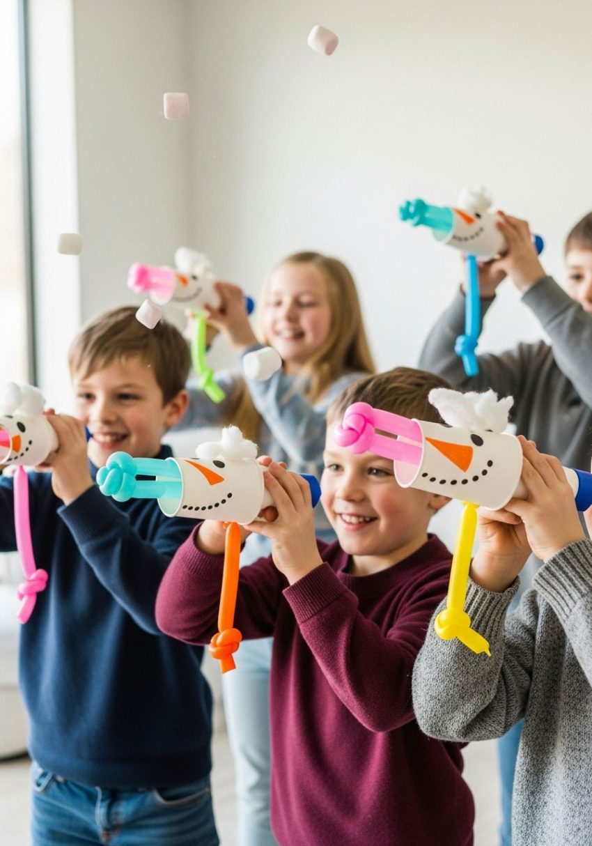 How to Make Snowman Snowball Shooters for Kids (Easy!)