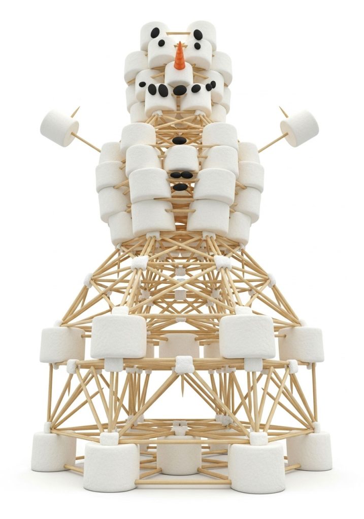 Tallest Marshmallow Snowman Challenge: Fun Winter STEM Activity