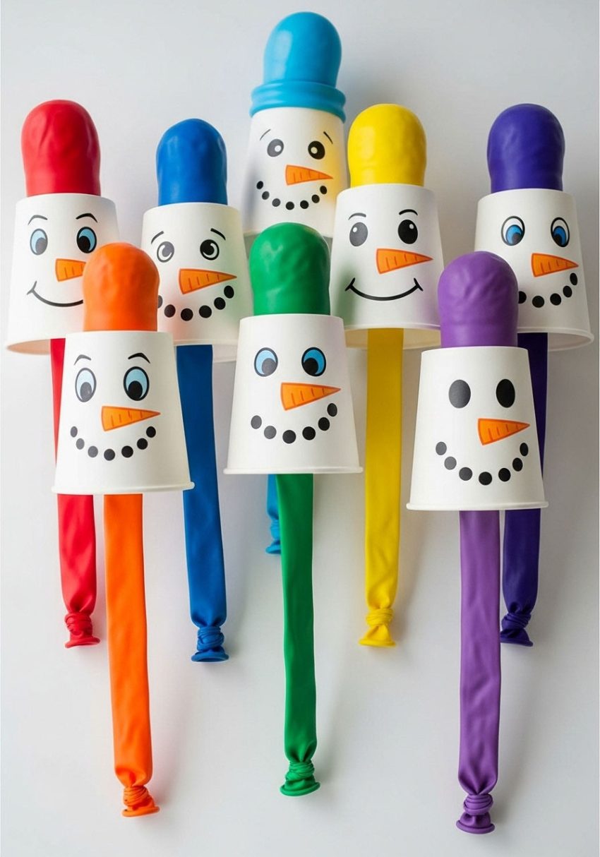 How to Make Snowman Snowball Shooters for Kids (Easy!)