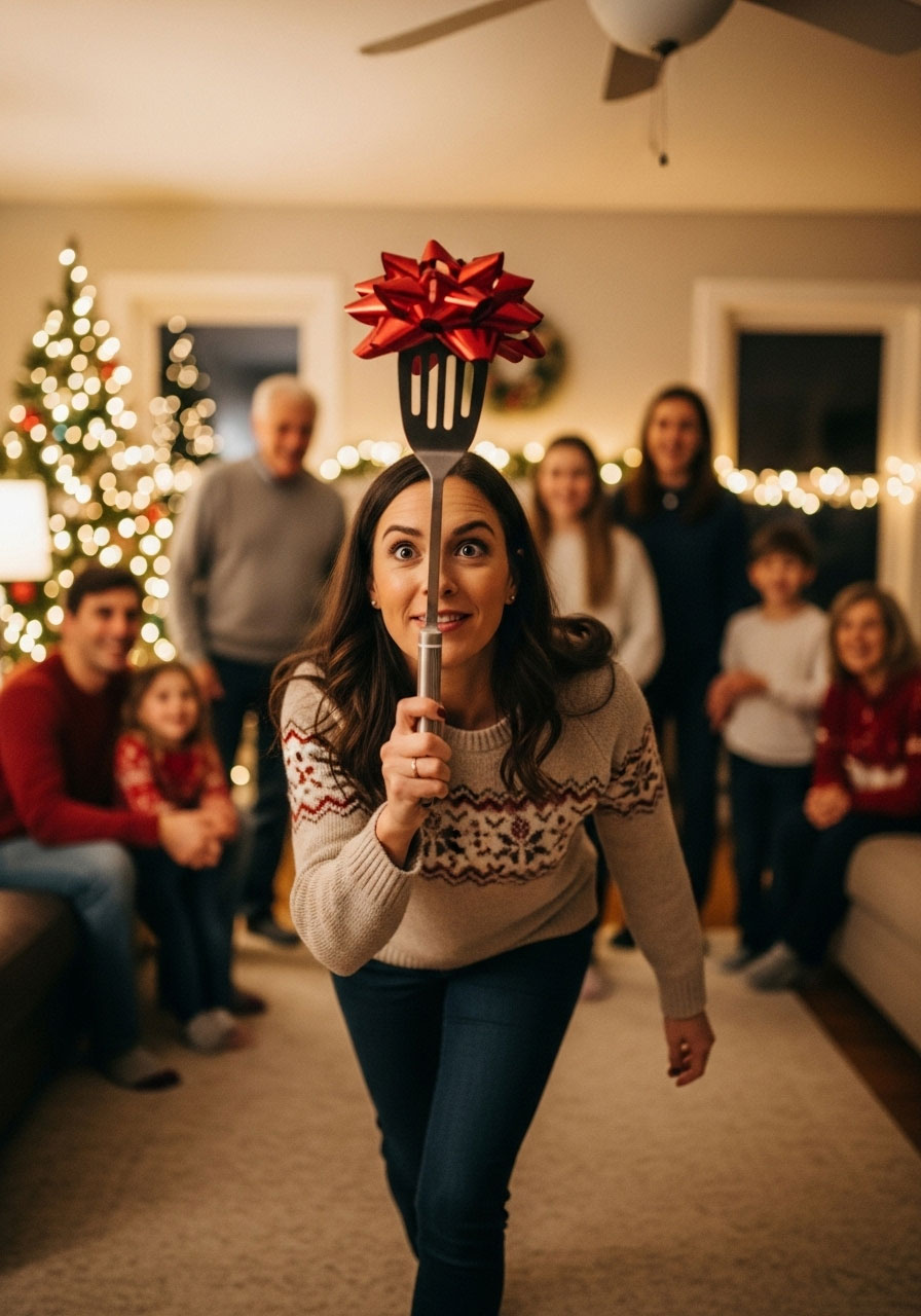 How To Play The Christmas Bow Game With Spatula (Easy!)