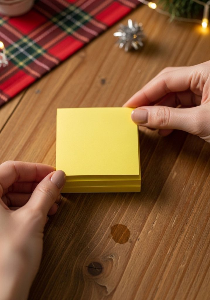 How To Play The Sticky Note Story Game - Christmas Edition