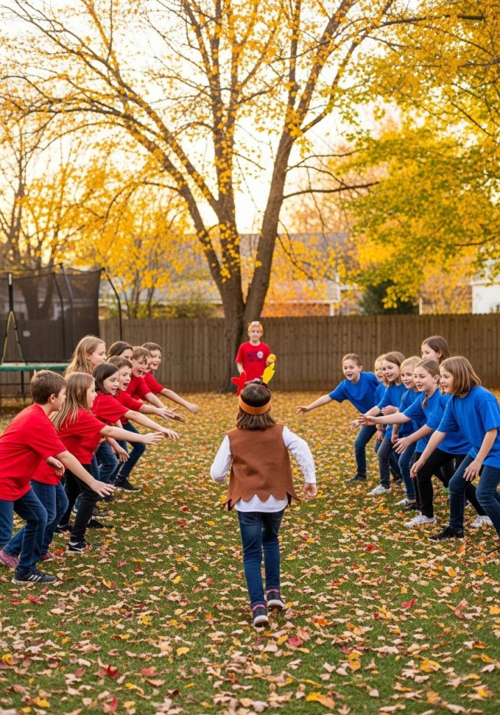 How to Play Chase the Turkey Game | Thanksgiving Kids Game
