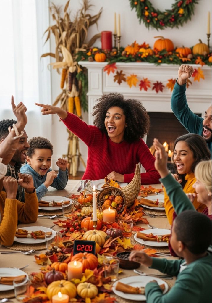 15+ Best Thanksgiving Minute to Win It Games for Families