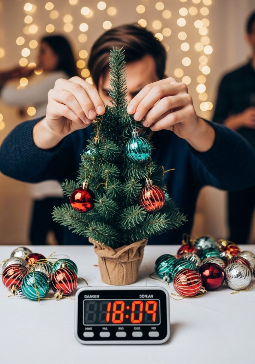 28 Family Christmas Minute to Win It Games for Holiday Parties