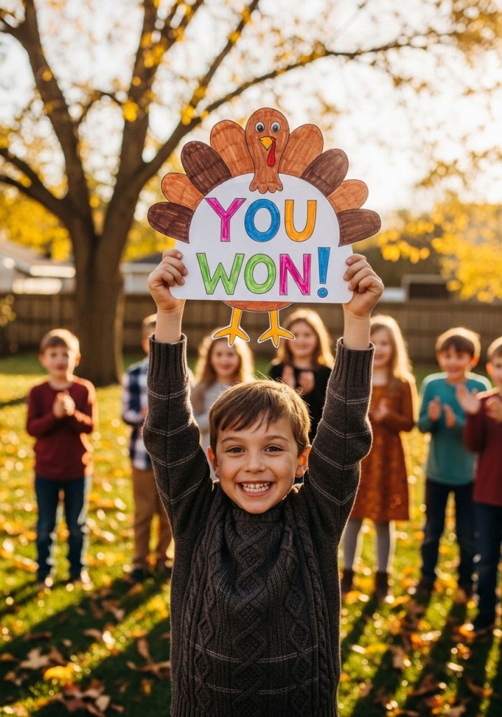 How to Play Chase the Turkey Game | Thanksgiving Kids Game