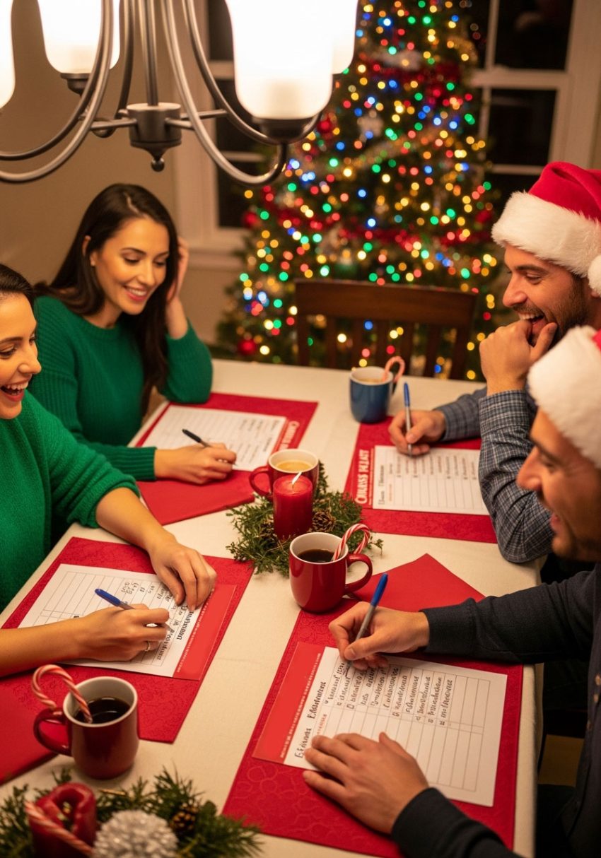 Christmas Think Fast Game: Free Printable