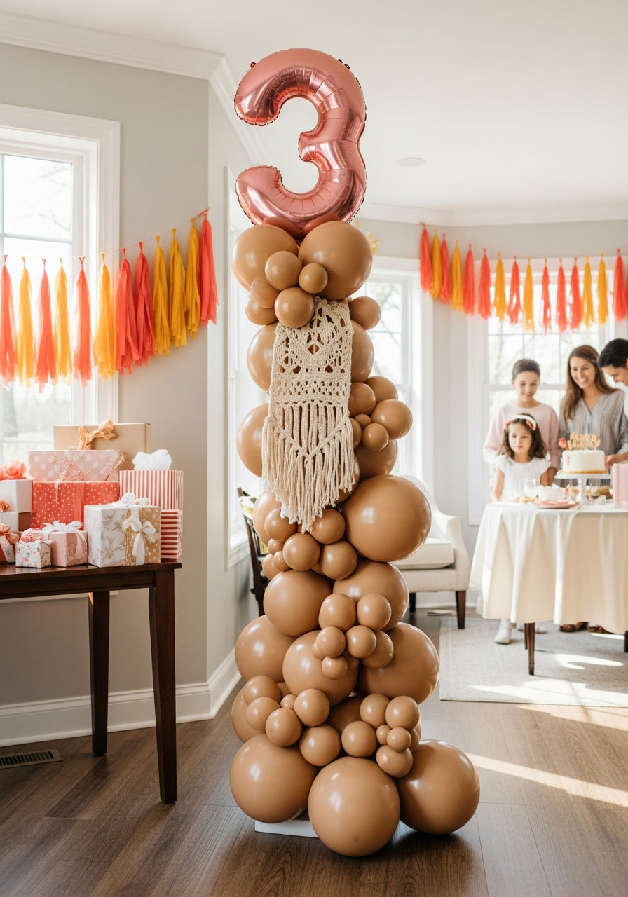 How to Make a Birthday Balloon Column (No Helium!) | Easy DIY