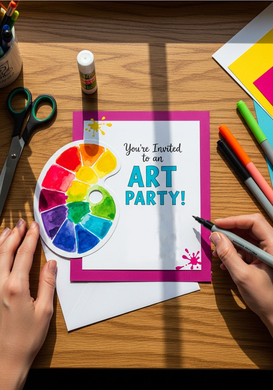 How to Throw an Epic DIY Art Birthday Party on a Budget!