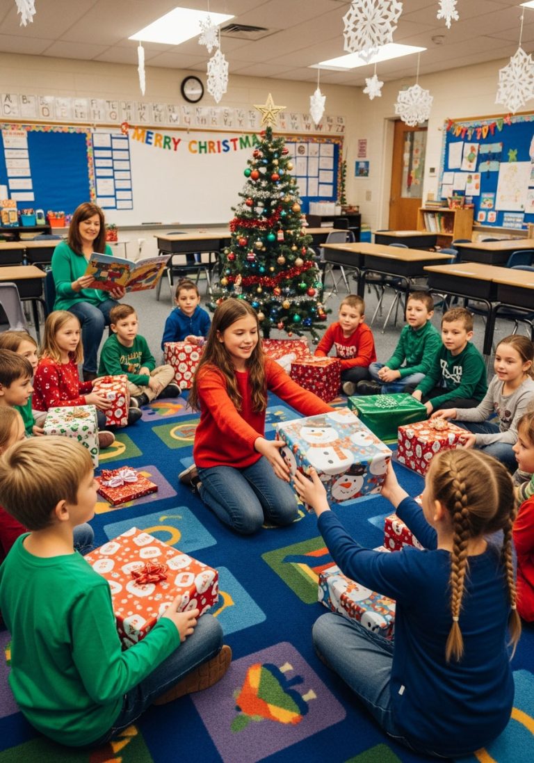 Left Right Christmas Game with Free Printable Story