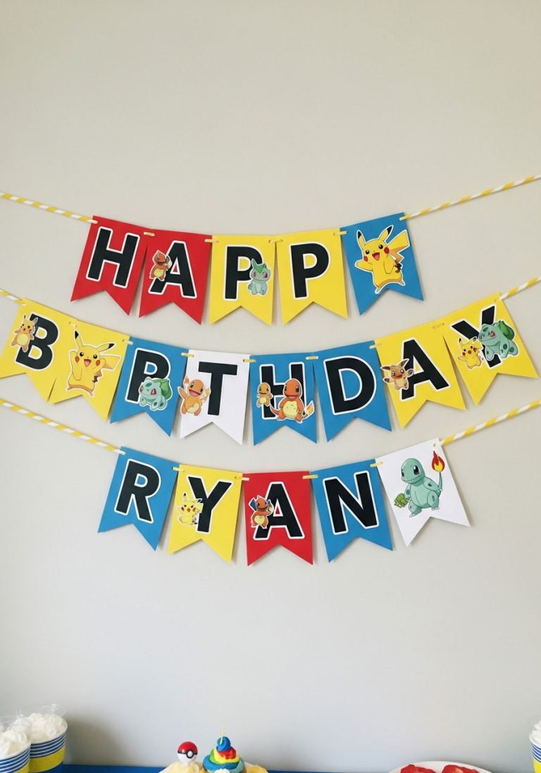 35 Fun Pokemon Birthday Party Ideas Kids Will Love