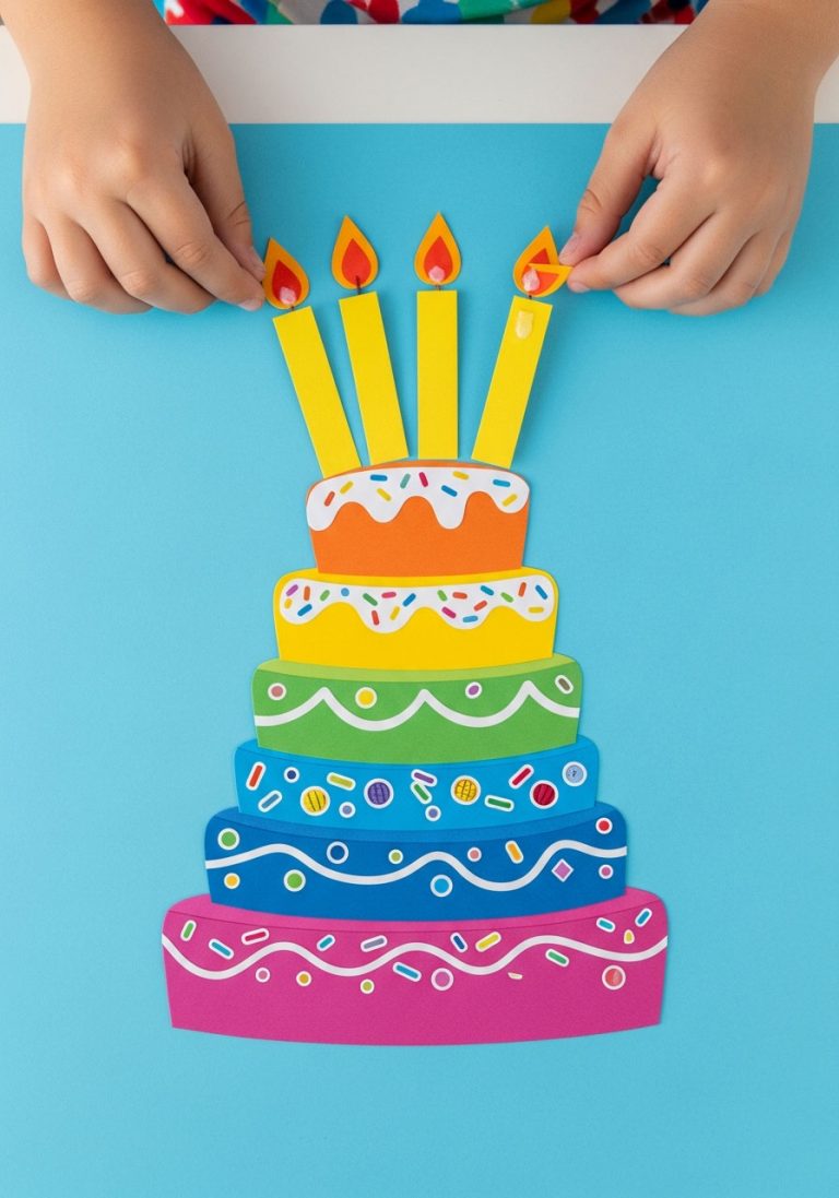 Birthday Cake Craft for Kids: Easy & Fun Paper Activity