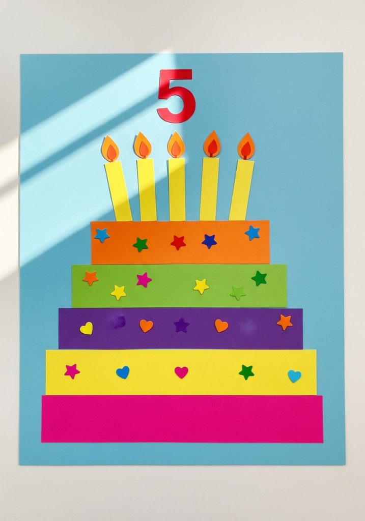 Birthday Cake Craft for Kids: Easy & Fun Paper Activity