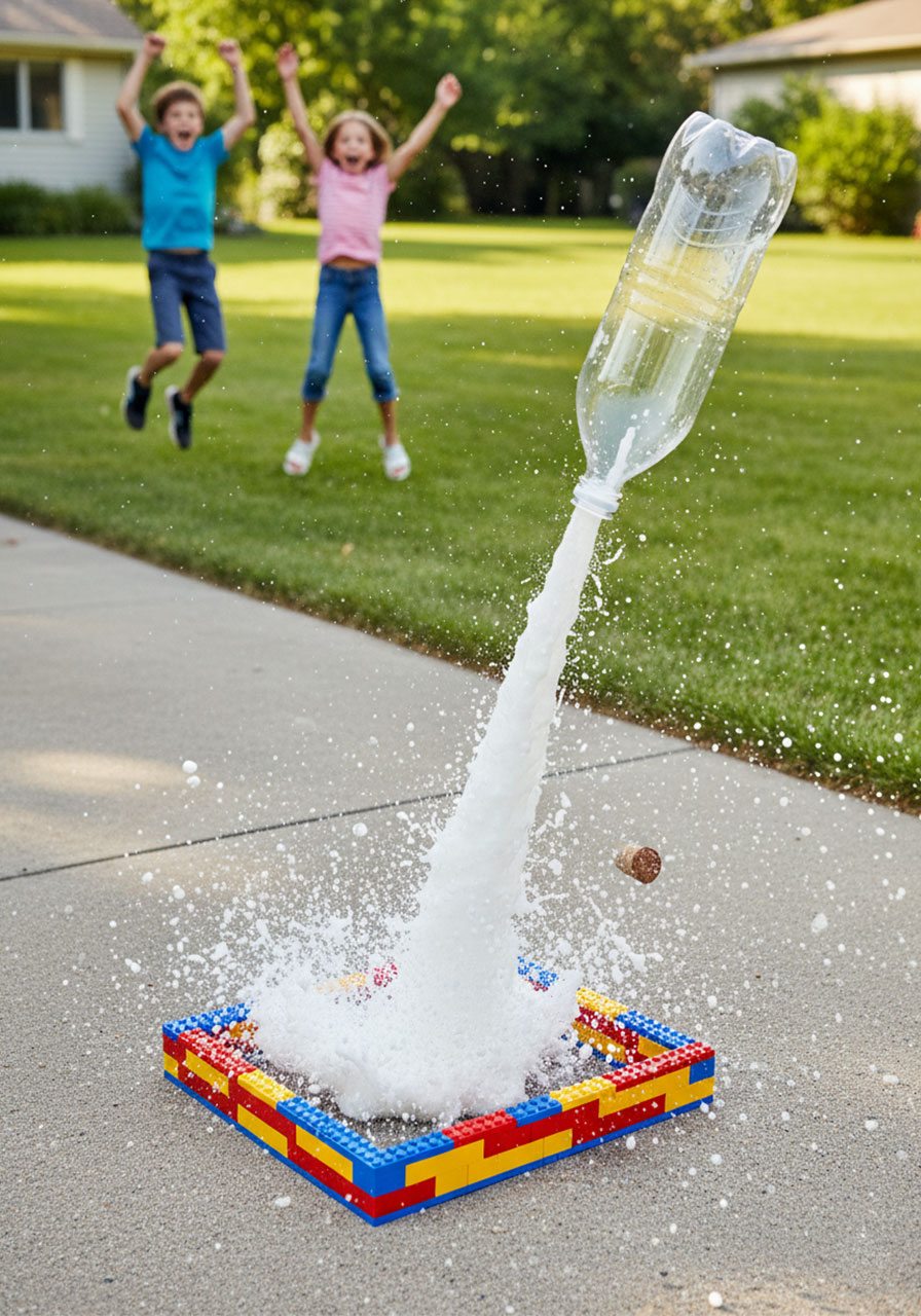 DIY Bottle Rockets: Epic Chemistry & Engineering for Kids