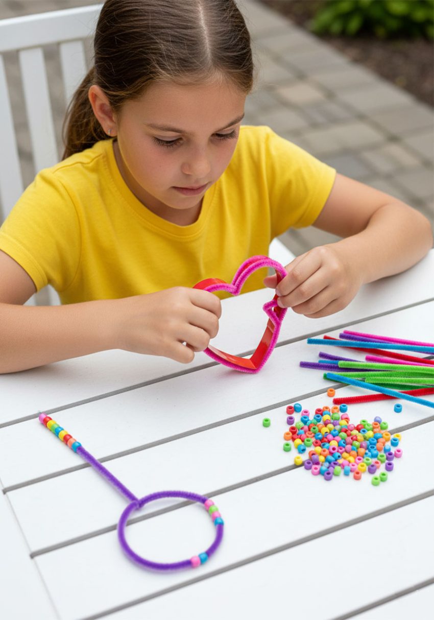 DIY Bubble Wand Making Station: Fun Summer Craft Kids Love