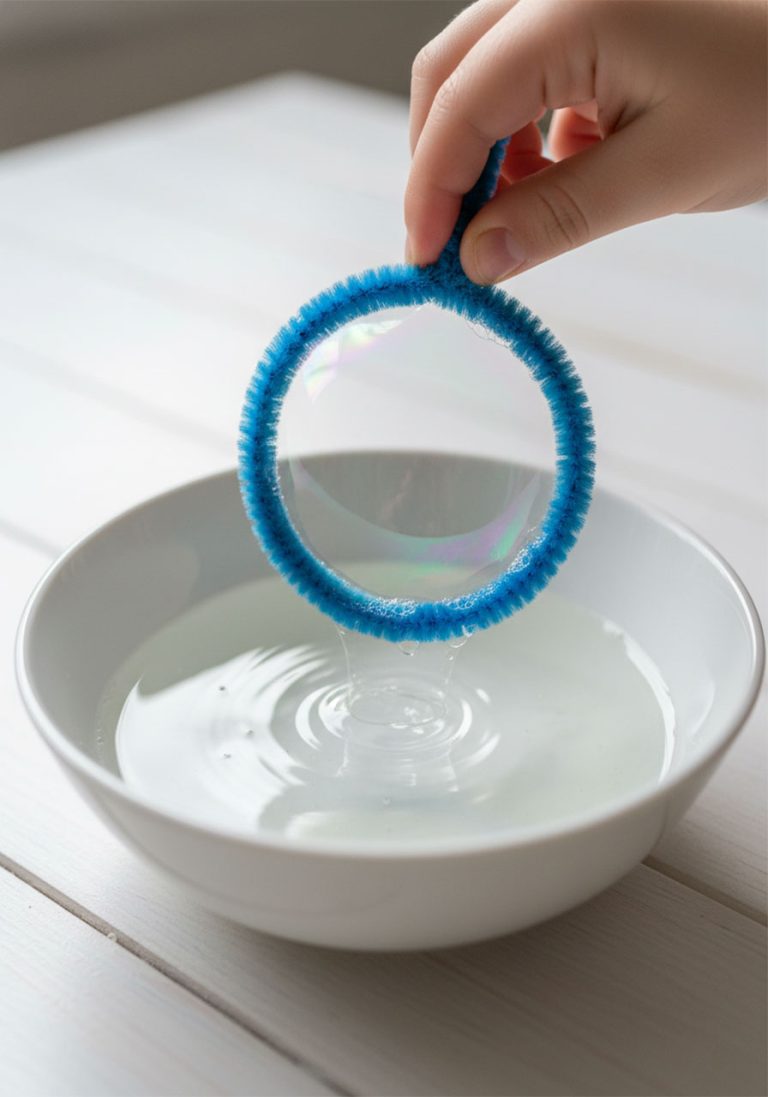 DIY Bubble Wand Making Station: Fun Summer Craft Kids Love