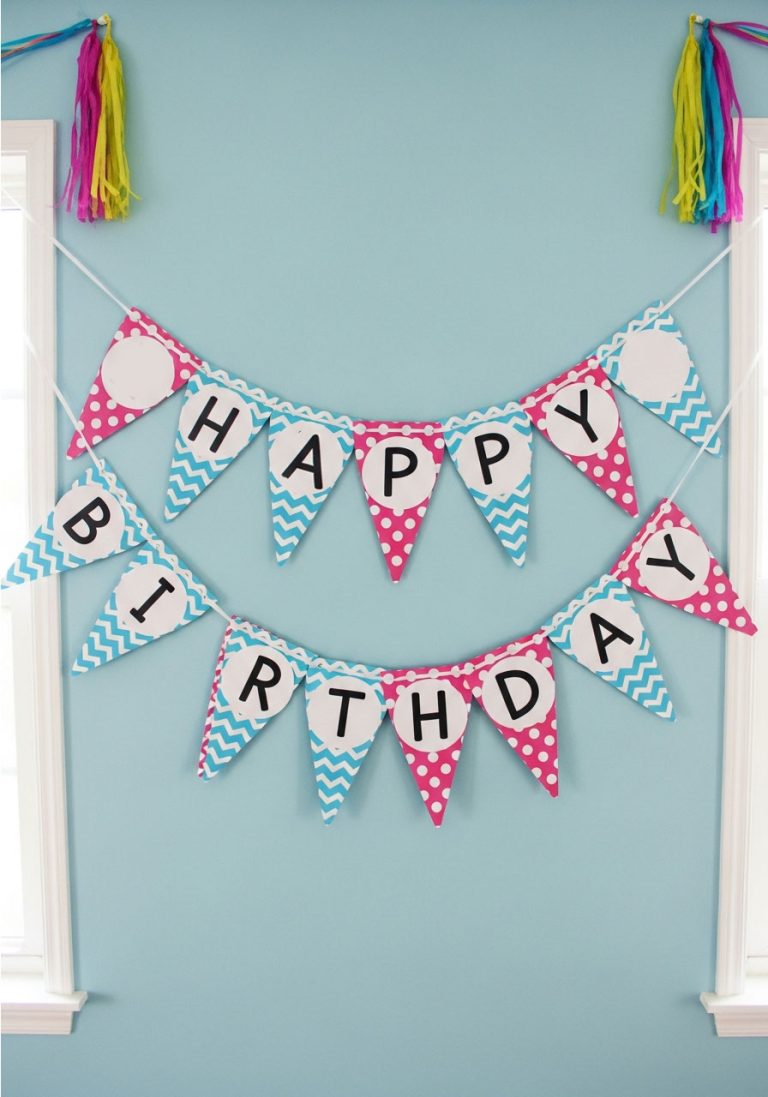 DIY Birthday Banner: Simple & Affordable in 30 Minutes