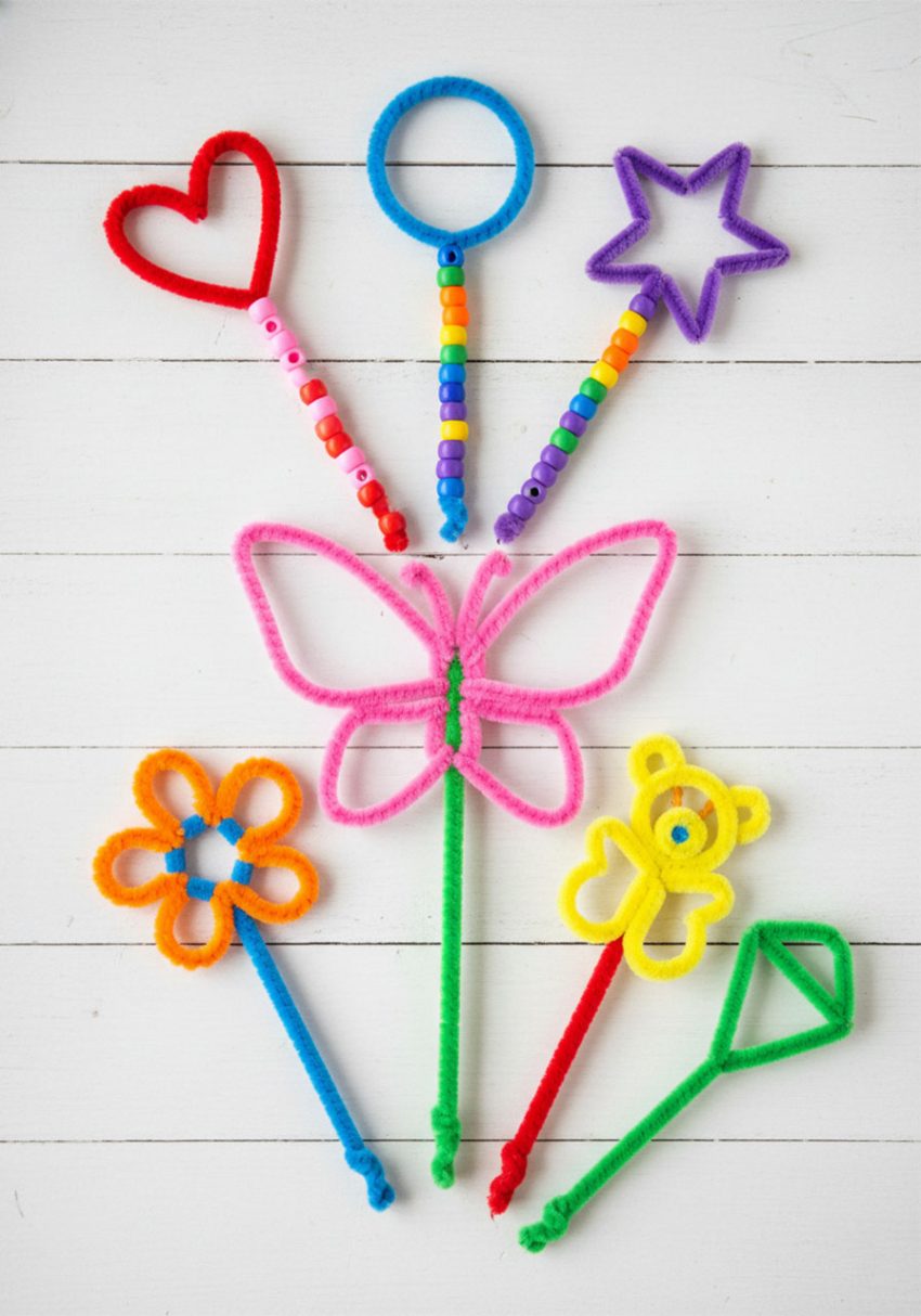 DIY Bubble Wand Making Station: Fun Summer Craft Kids Love