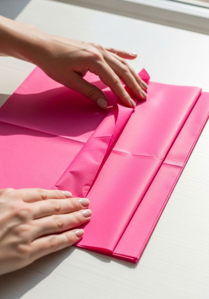 DIY Fringed Tissue Paper Garland Tutorial | Easy Party Decor