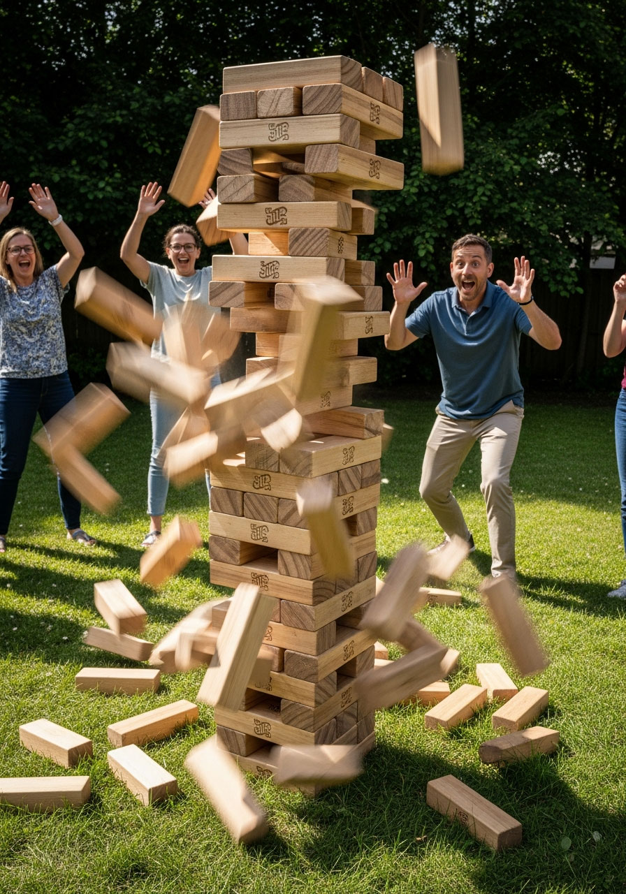 How to Make Giant Jenga for Under $10 | DIY Yard Game