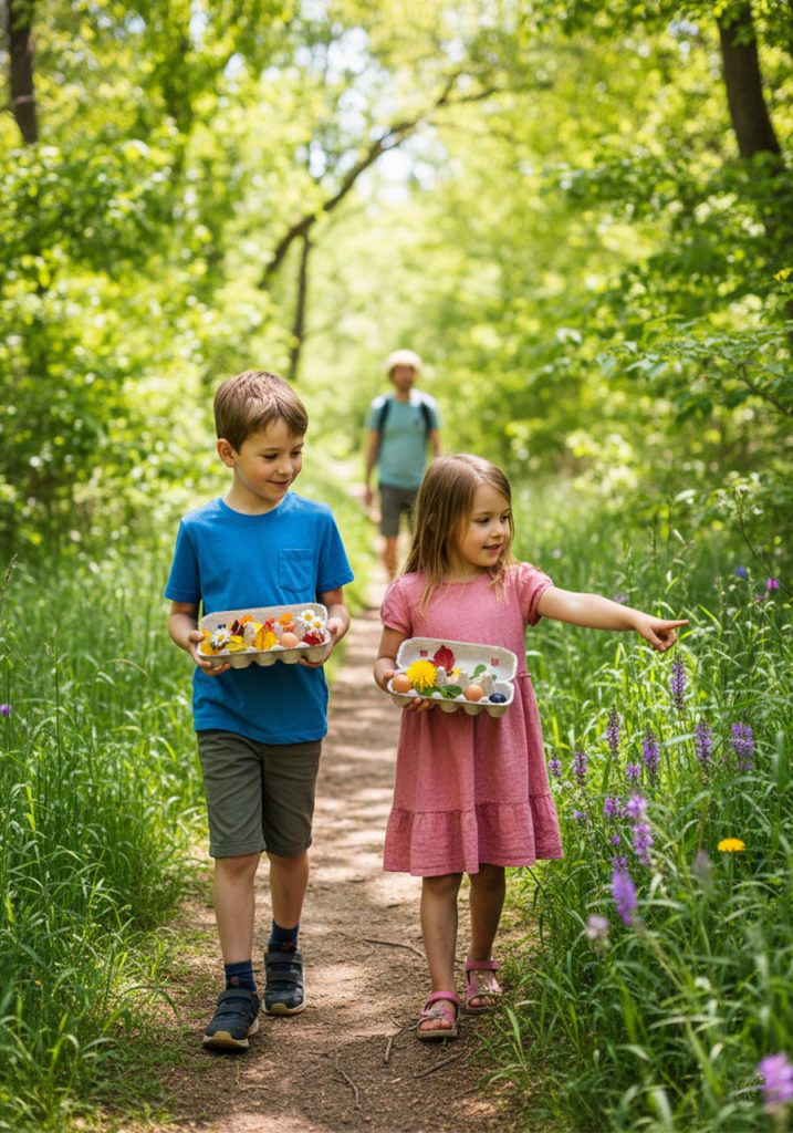 Egg Carton Nature Color Hunt: Fun Outdoor Activity for Kids