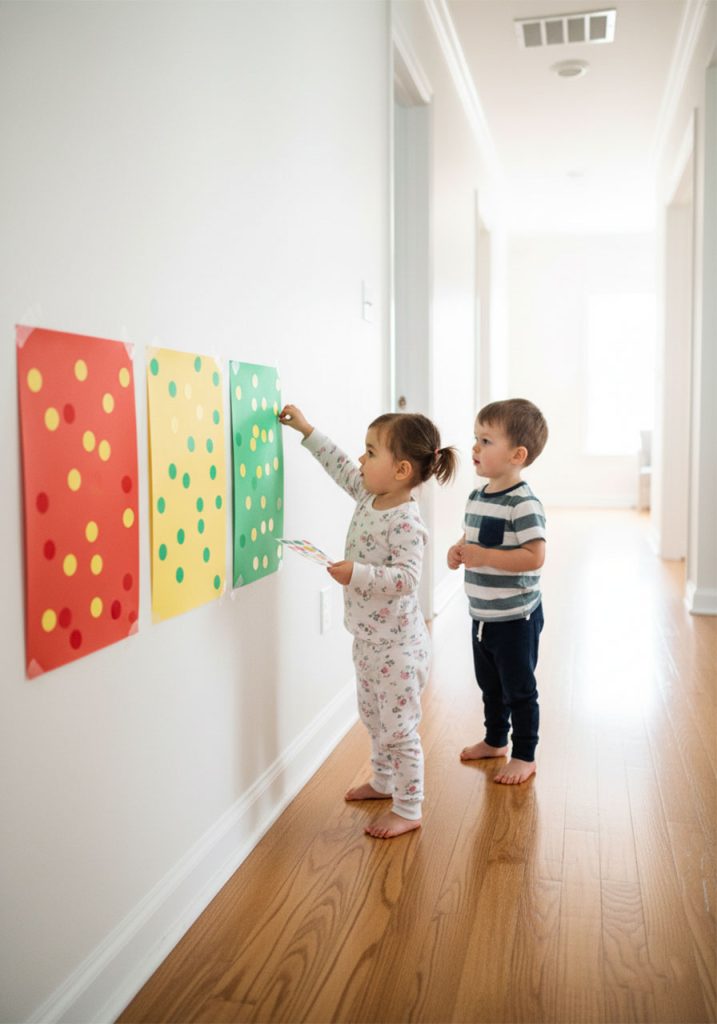 Sticker Sorting Activity: 5-Min Toddler Game for Learning Fun