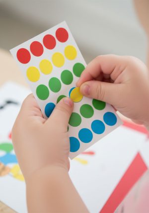 Sticker Sorting Activity: 5-Min Toddler Game for Learning Fun