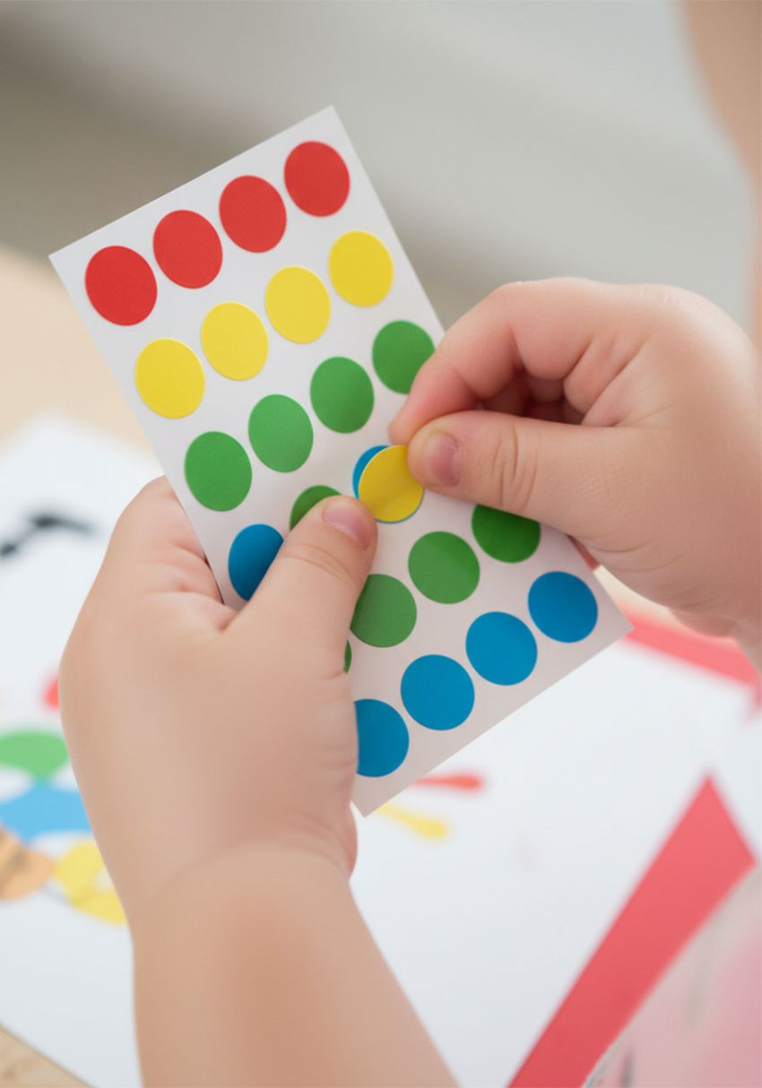 Sticker Sorting Activity: 5-Min Toddler Game for Learning Fun
