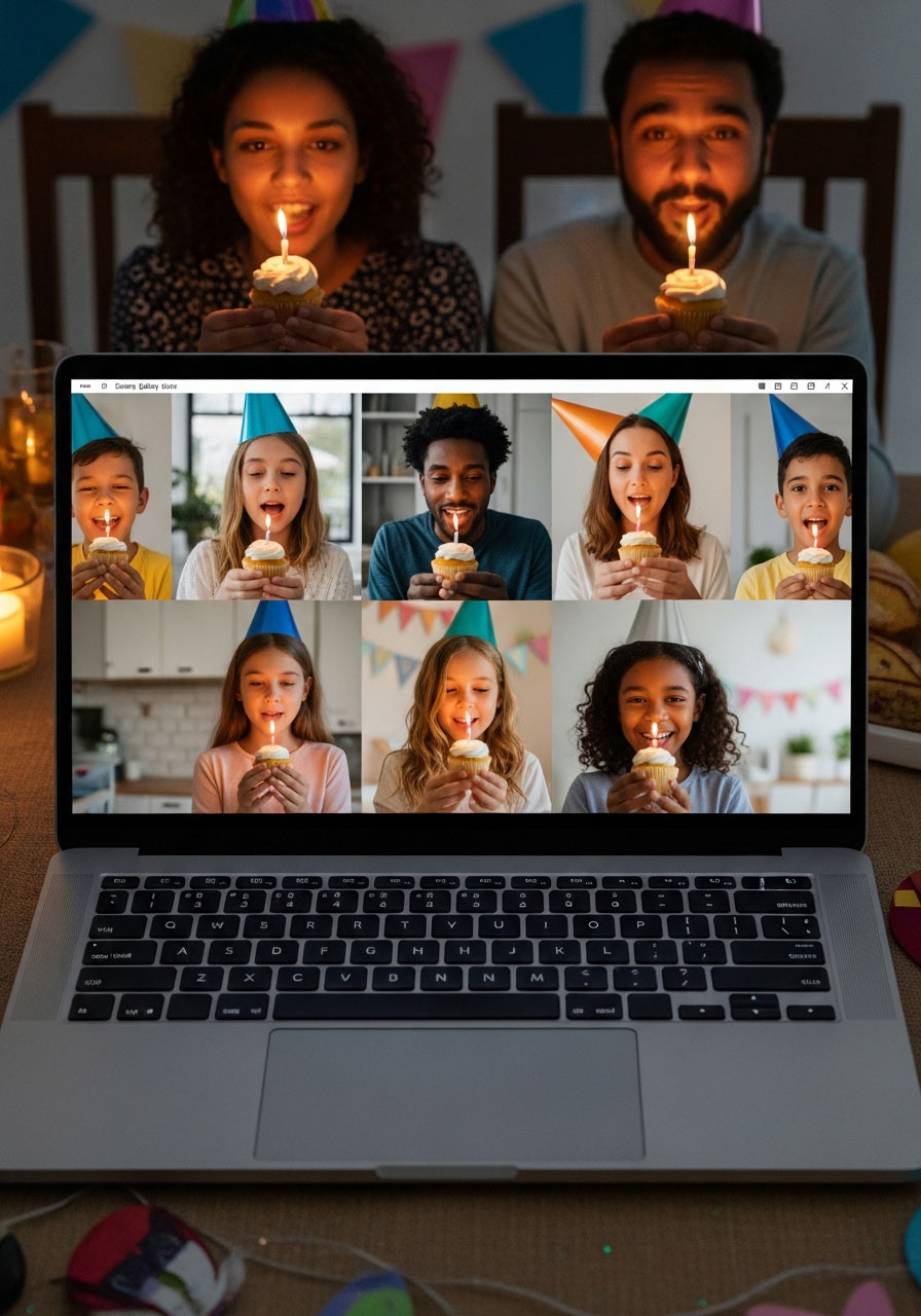 How to Host a Virtual Birthday Party That's Actually Fun