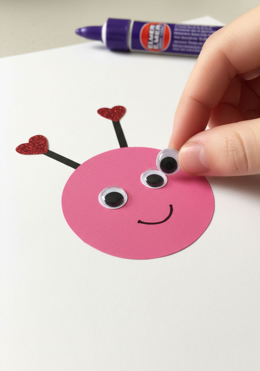 Free Heart Caterpillar Craft for Valentine's Day + Template