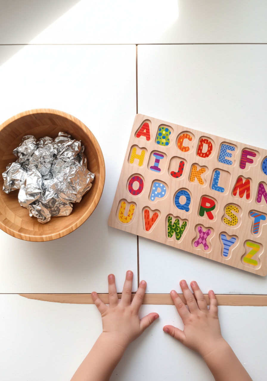 Alphabet Puzzle Fine Motor Activity for Kids | Fun Learning