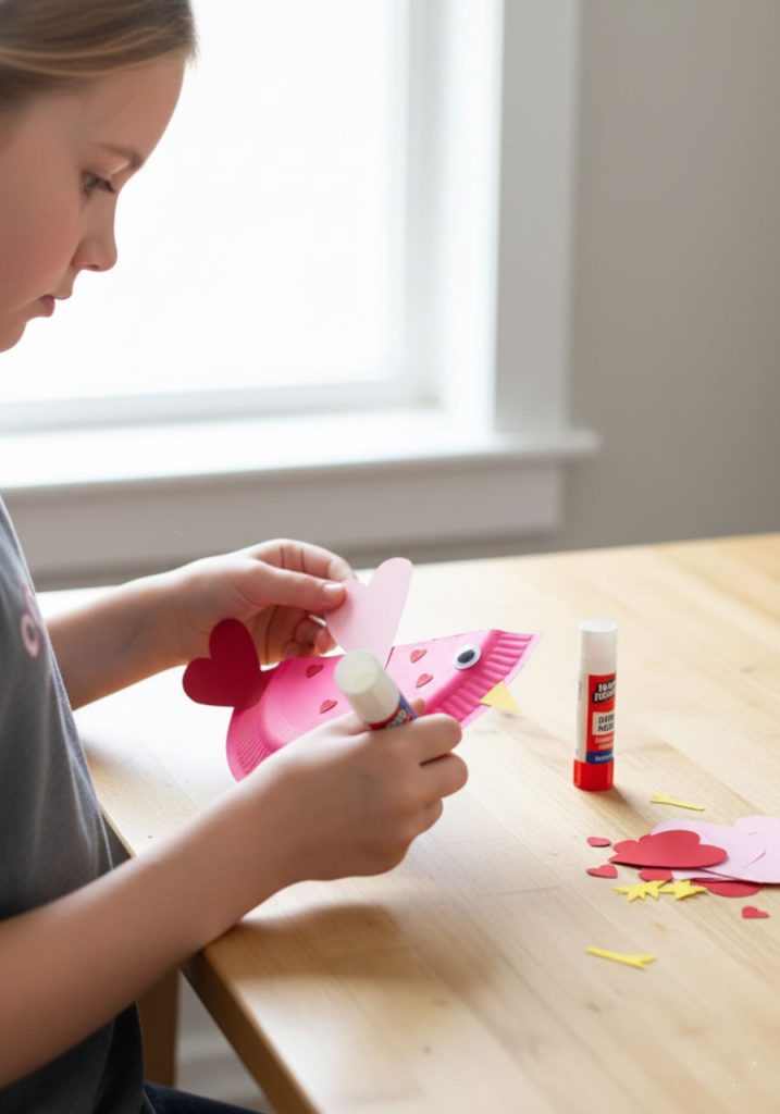 Valentine Love Birds Craft for Kids | Easy 15-Min Paper Plate DIY
