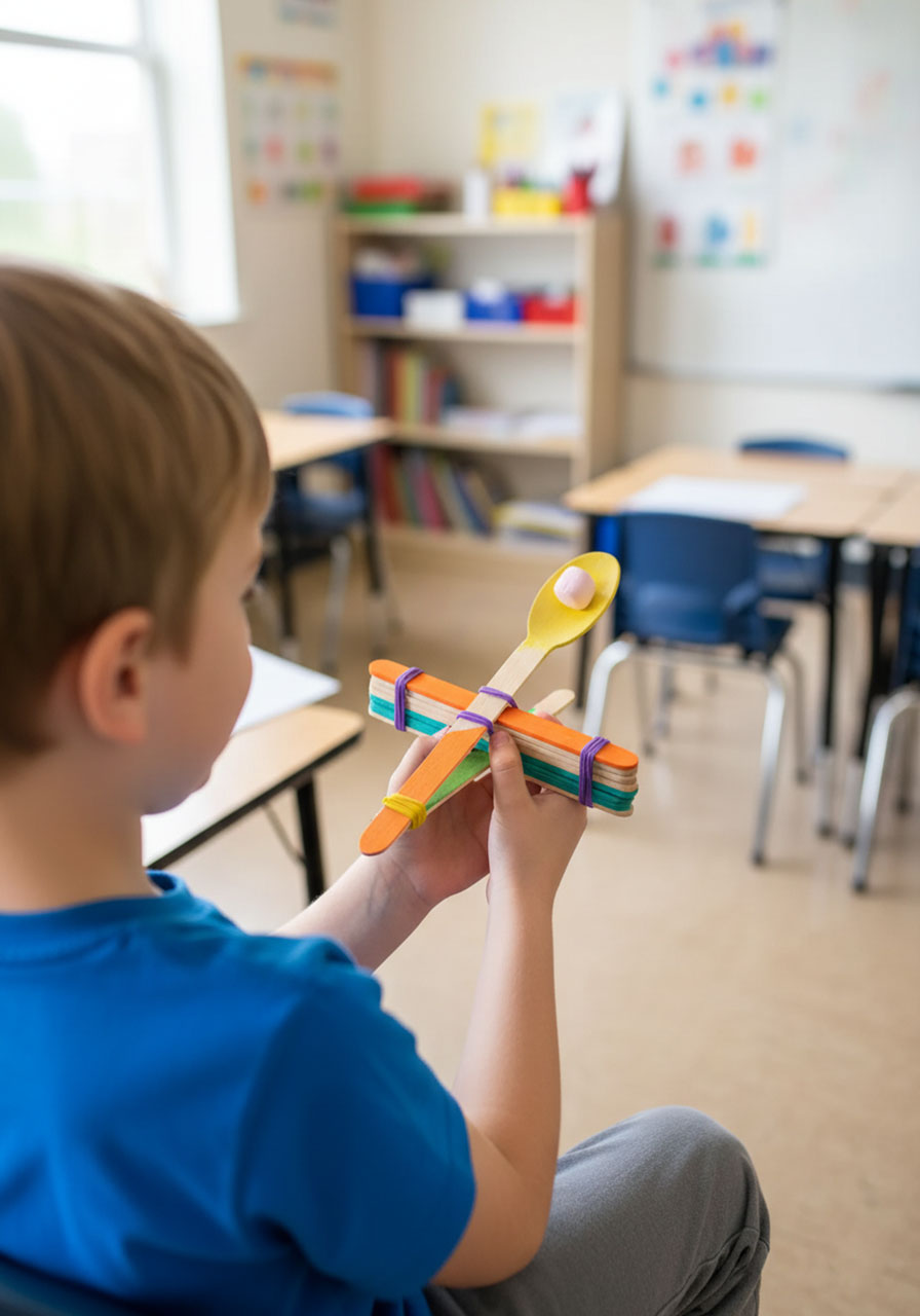 DIY Marshmallow Catapult: Easy STEM Activity Kids Love