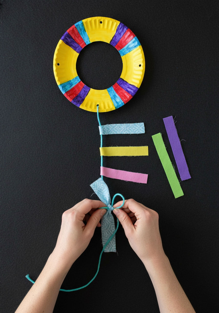 Easy Paper Plate Kite Craft for Kids | Summer DIY Fun