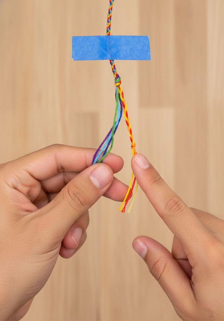 How to Make Cardboard Loom Bracelet | Easy DIY Guide