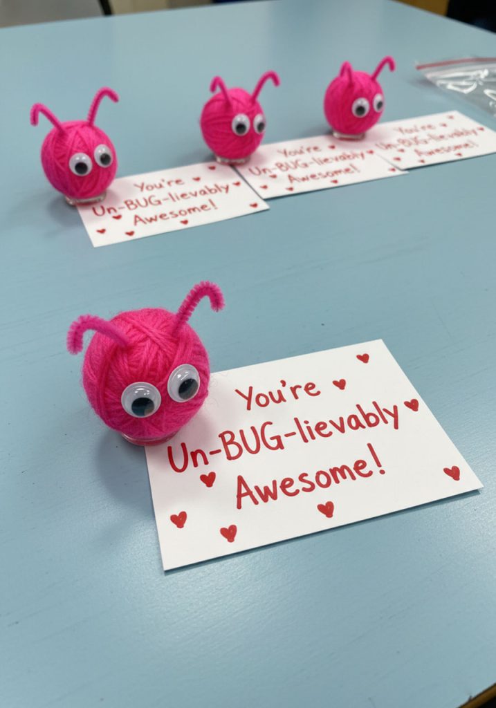 How to Make Little Love Bugs: Adorable Valentine's Yarn Craft